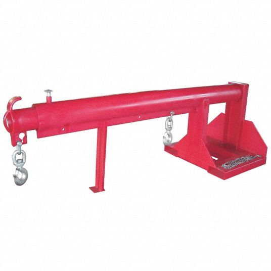 6,000 lb Max Load Capacity, 27 3/8 in Storage Ht, Forklift Boom - 4WYR7 ...