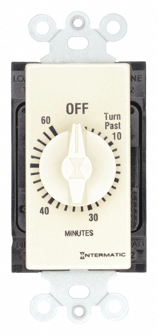 INTERMATIC, 1 hr Max, SPDT, Spring-Wound Timer - 4WZ14|FD360M - Grainger