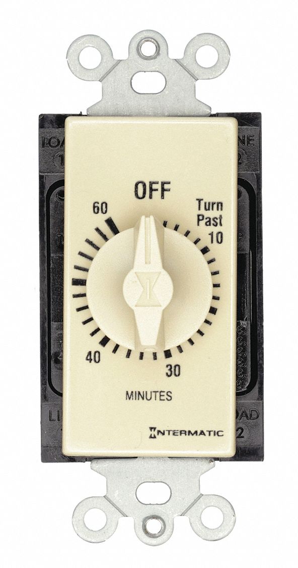 INTERMATIC, 1 hr Max, DPST, Spring-Wound Timer - 4WZ16|FD460M - Grainger