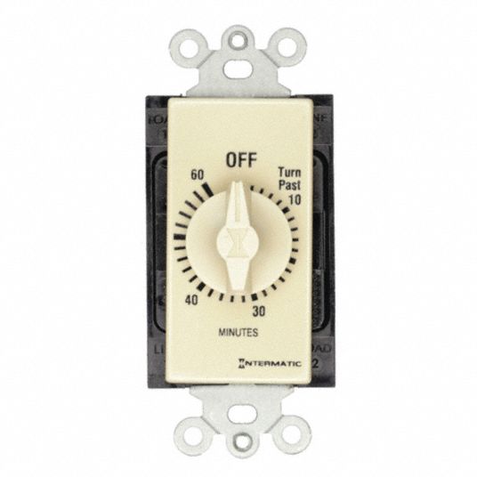 INTERMATIC, 1 hr Max, DPST, Spring-Wound Timer - 4WZ16|FD460M - Grainger