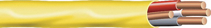 ROMEX 250 ft. Solid Nonmetallic Building Cable; Conductors: 3 with ...