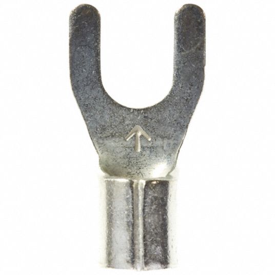 3M, Bare, #10 Stud Size, Fork Terminals - 4X266|M10-10FX - Grainger