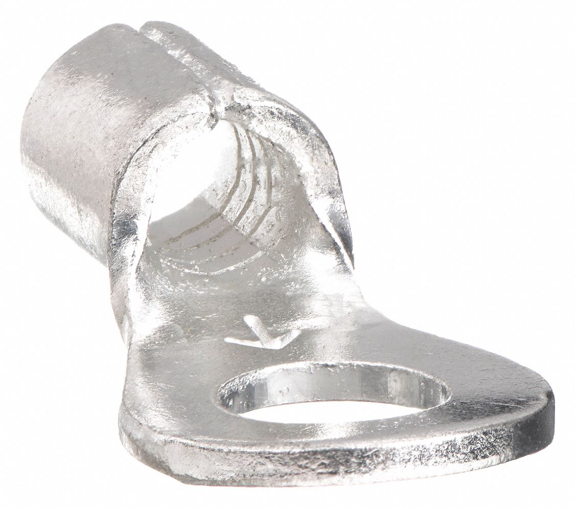3M Ring Terminal: Bare, #6 Stud Size, 16 AWG to 14 AWG WIre Size Range ...