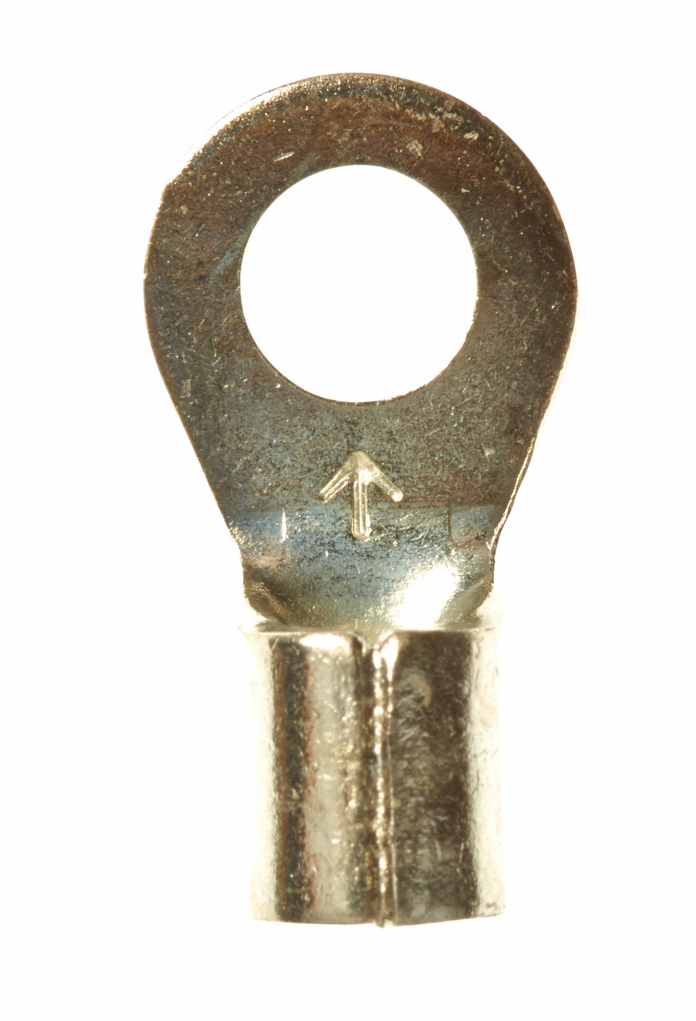 3M Ring Terminal: Bare, #10 Stud Size, Brazed, 347 Degrees F, 0.73 in ...