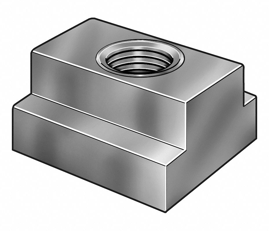 CARR LANE Tuerca T,Base 1-1/4 pulg. - Tuercas de Ranura en T para ...