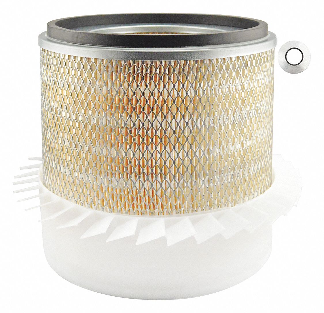 BALDWIN FILTERS, Round-Oval, Engine, Automotive Air Filter - 4XAV7 ...