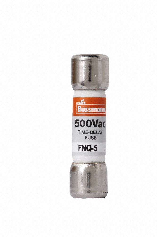 BUSSMANN FNQ, 5A, Sin Indicador, Capacidad 500VCA - 4XC55 | FNQ-5 ...
