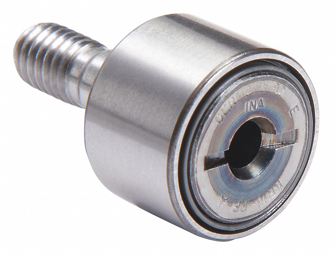 INA, 19 mm Roller Dia, Crowned, Track Roller - 4XER9|KR19-PP-A - Grainger