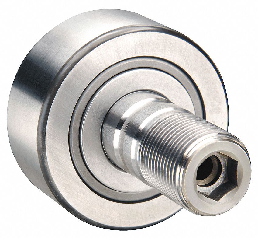 INA, 52 mm Roller Dia, Crowned, Track Roller - 4XFE5|NUKR52-A - Grainger