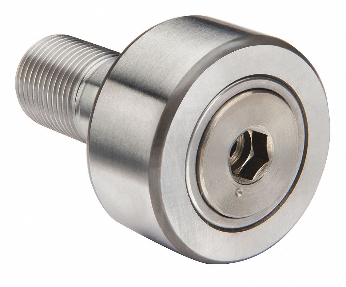 INA, 62 mm Roller Dia, Crowned, Track Roller - 4XFE6|NUKR62-A - Grainger