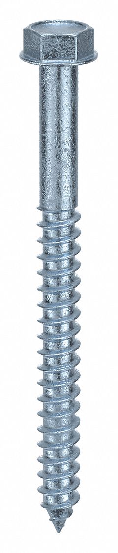 3 in Overall Lg, 1/4 in Dia, Screw Anchor - 4XFX6|U70520.025.0300 ...