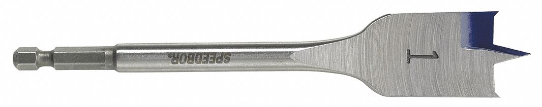 IRWIN Spade Drill Bit: 7/8 in Drill Bit Size, 1/4 in Shank Dia, 6 in ...