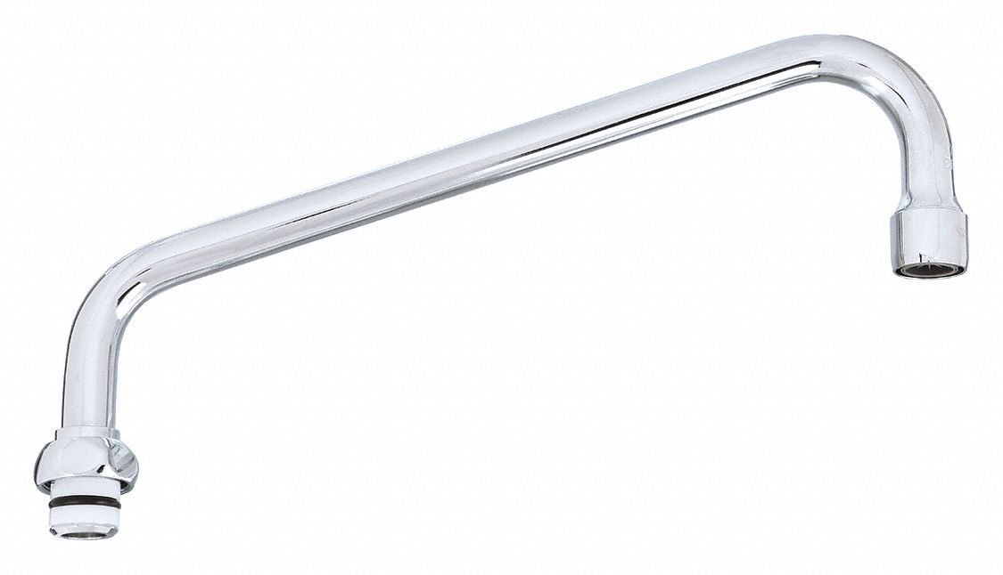 T&S BRASS, Spout, Double-Bend, Spout - 4XKP6|061X - Grainger
