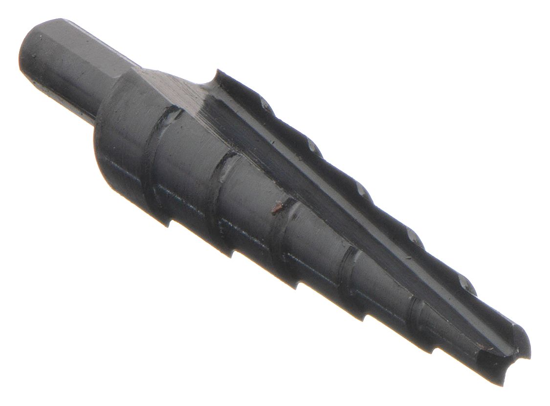 LENOX, 6 Hole Sizes, 3/16 in to 1/2 in, Step Drill Bit - 4XL25|30884VB4 ...