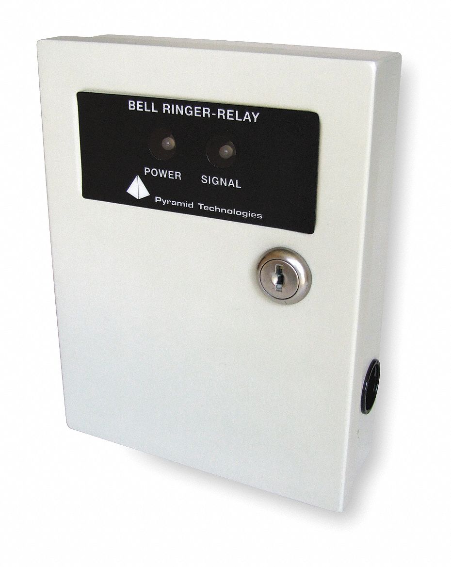 Bell Ringer Relay, Wall Mount, Rectangle, 110V AC - Grainger