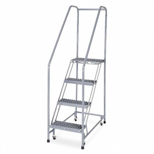 COTTERMAN, 3.3 ft Platform Ht, Assembled, Rolling Ladder - 4XM52 ...