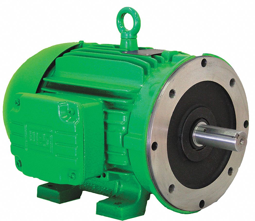 General Purpose Motor, 50 HP, 3-Phase, Nameplate RPM 1770, Voltage 208 ...