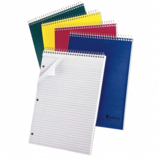 AMPAD Spiral Notebook, 8 1/2 x 11 3/4 in - 4XNA2|25-415 - Grainger