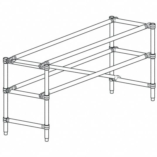 WERNER, Guardrail, Aluminum, Guard Rail - 4XP11|4110 - Grainger
