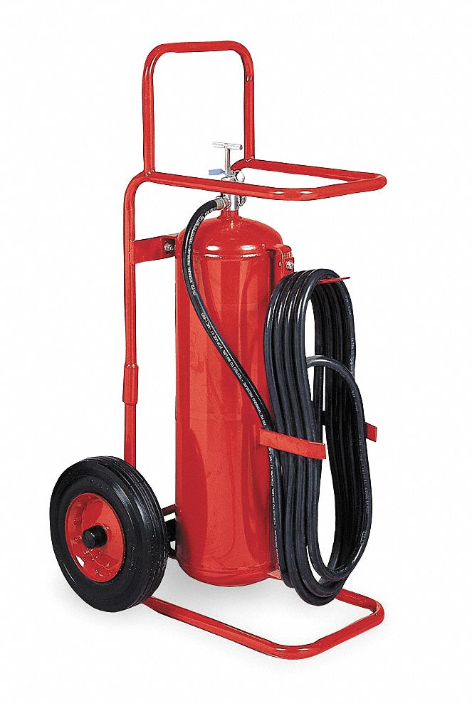 KIDDE Dry Chemical, ABC Class Wheeled Fire Extinguisher with 50 lb ...
