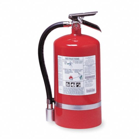 KIDDE, 15.5 lb Extinguisher Capacity, 2A:10B:C, Fire Extinguisher ...