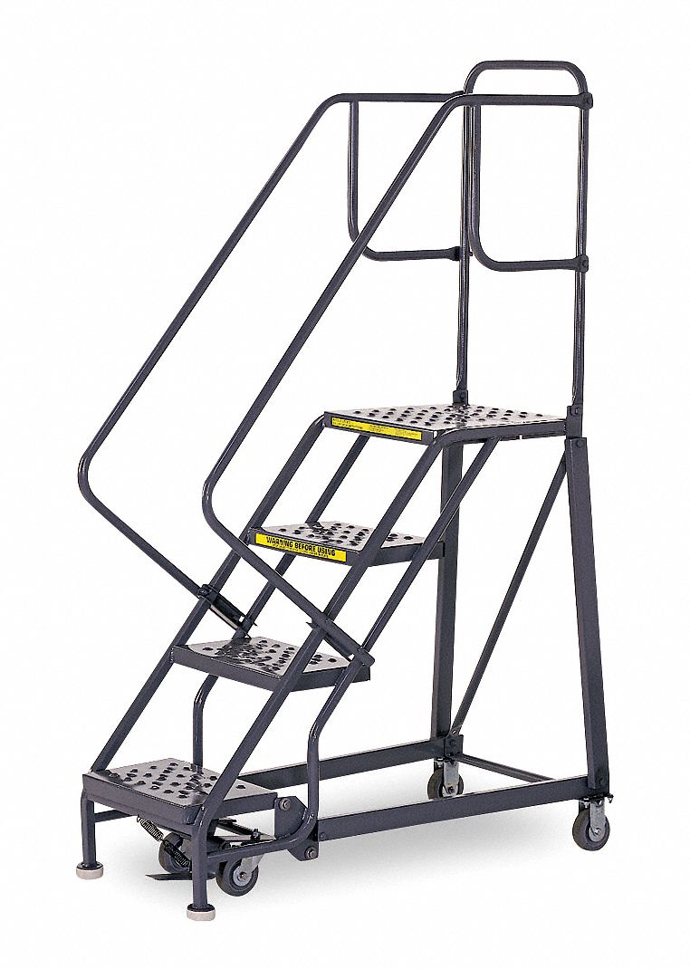 Ladder,Rolling,3 Step - Grainger