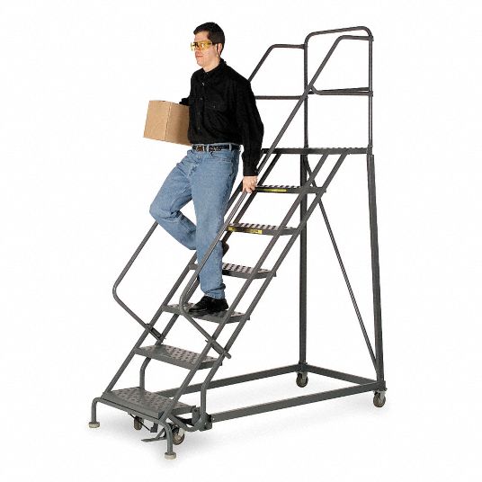 Ladder,Rolling,7 Step - Grainger