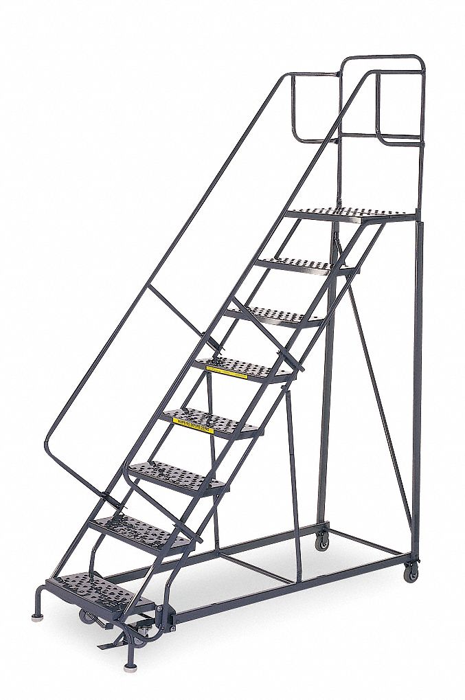 Ladder,Rolling,10 Step - Grainger