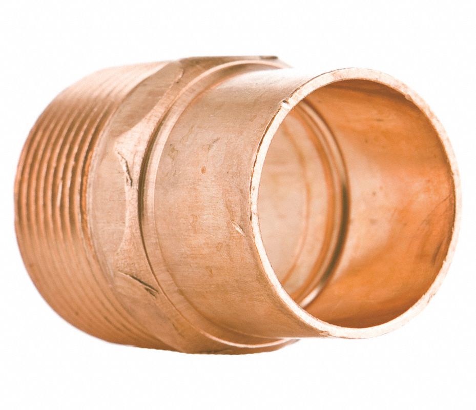 MUELLER Conector de Rosca Exterior, Cobre - 4XWM7 | W 01130H - Grainger ...