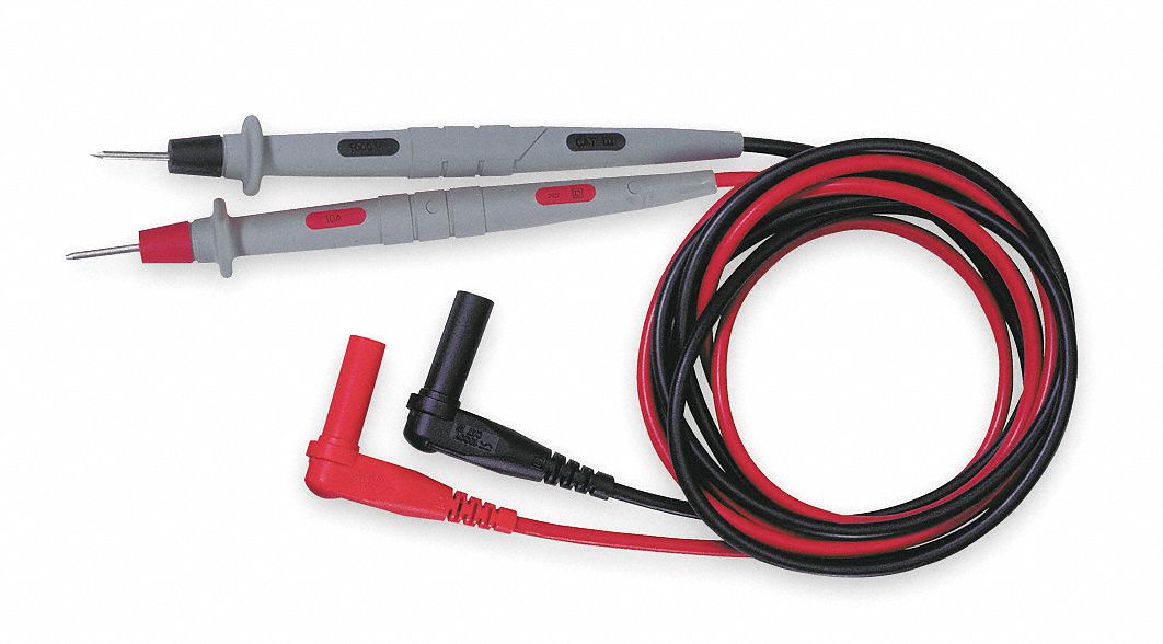 POMONA Test Probe Leads: 4 ft Lg, CAT II 1000V (Without Cap), CAT III ... POMONA Test Probe Leads: 4 ft Lg, CAT II 1000V (Without Cap), CAT III ...