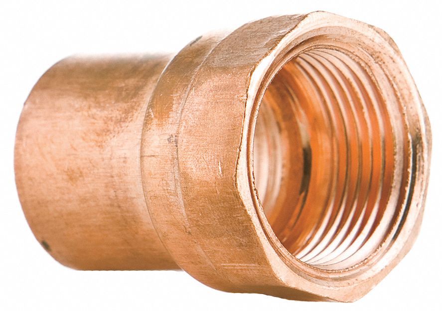 MUELLER Conector,Rosca Interior,1/2 pulg. - Coples de Cobre - 4XXM2 | W ...