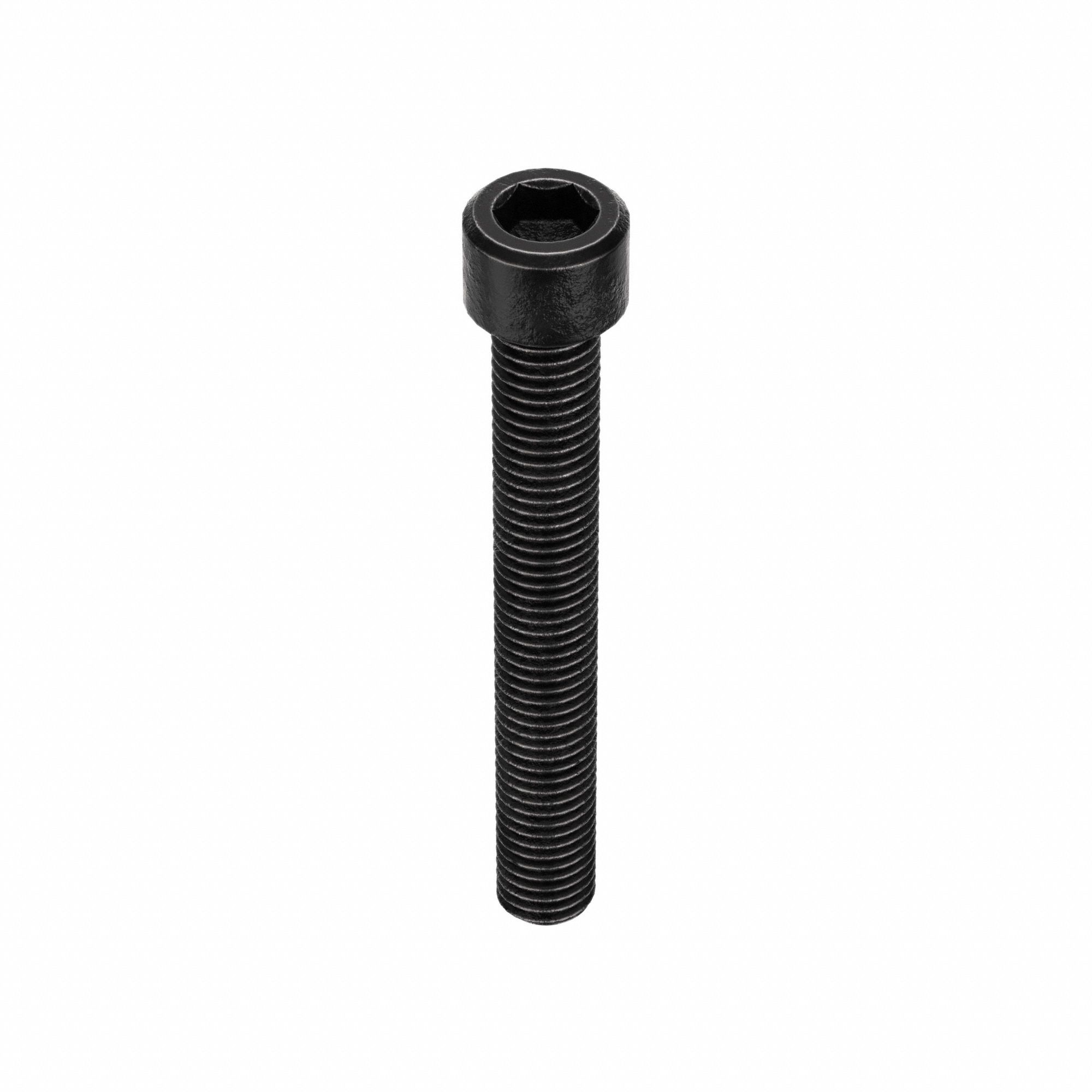 M12x1.75 Thread Size, 90 mm Lg, Socket Head Cap Screw - 4XY91|SC2212090 ...