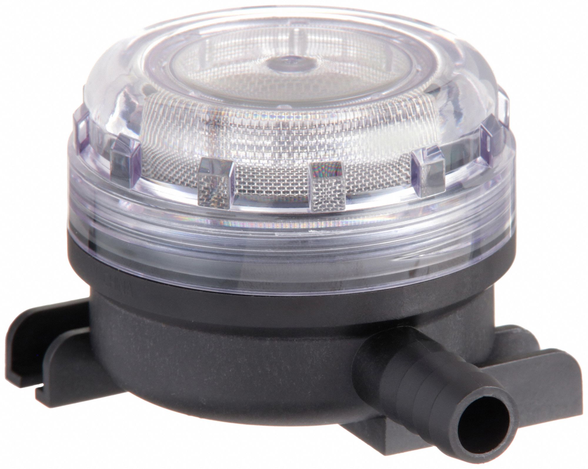 FLOJET Inline Strainer: Polypropylene, 3/4 in, Barb, 35 mesh, 70 psi, 2 ...