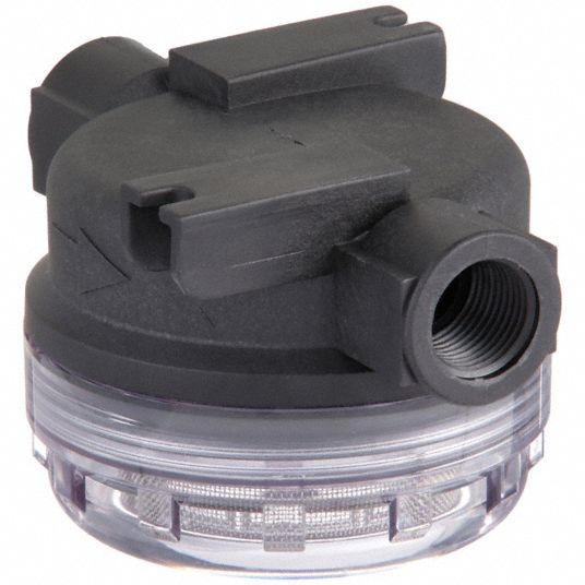 FLOJET, Polypropylene, 3/8 in, Inline Strainer - 4YD36|01740375G - Grainger