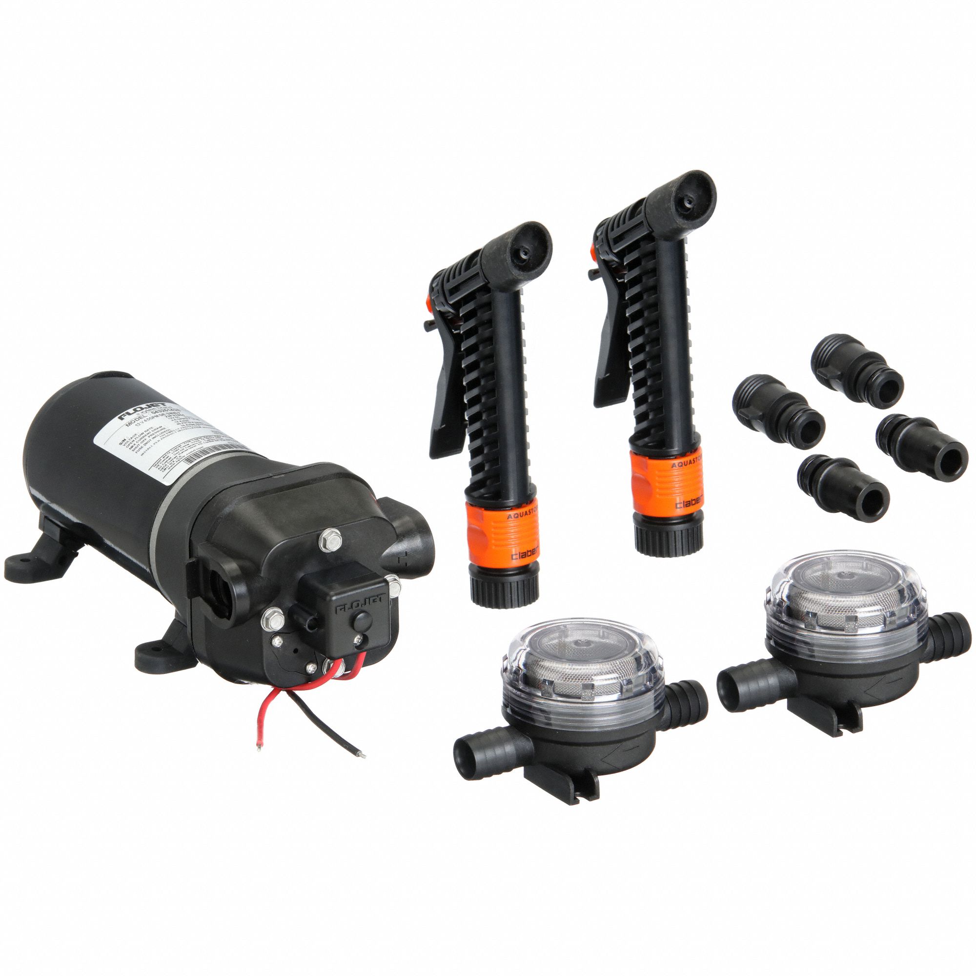 FLOJET, 04325143S, Polypropylene, On-Demand Diaphragm Washdown Pump ...