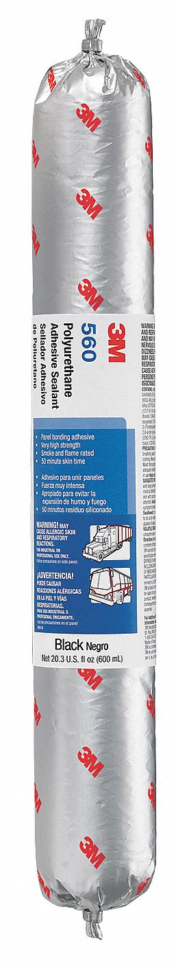 3M, Black, 20 oz Container Size, Adhesive Sealant - 4YDJ1|560B-600mL ...