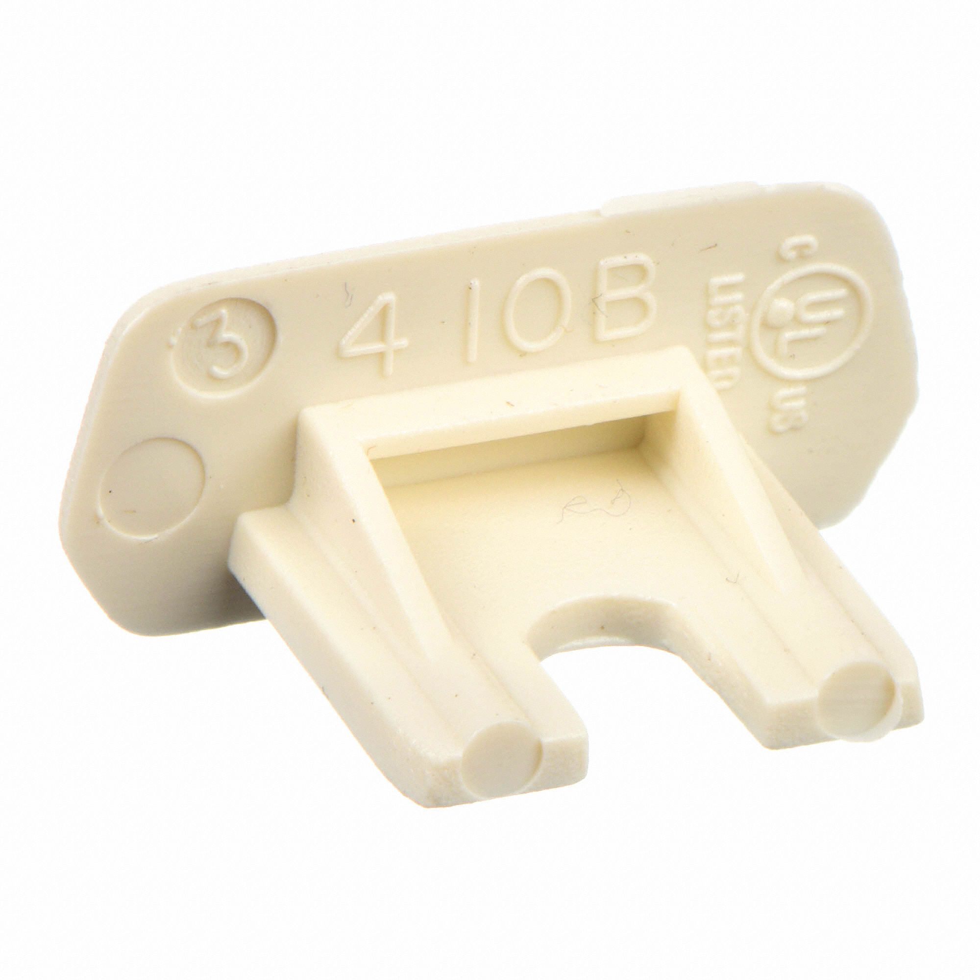 LEGRAND Blank End: 400, 1 in Wd, 1/2 in Ht, Plastic, Ivory - 4YER1|410B ...
