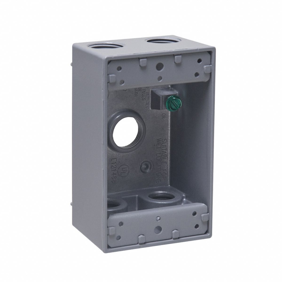 BELL, Aluminum, Rectangular, Electrical Box - 4YF70|5322-0 - Grainger