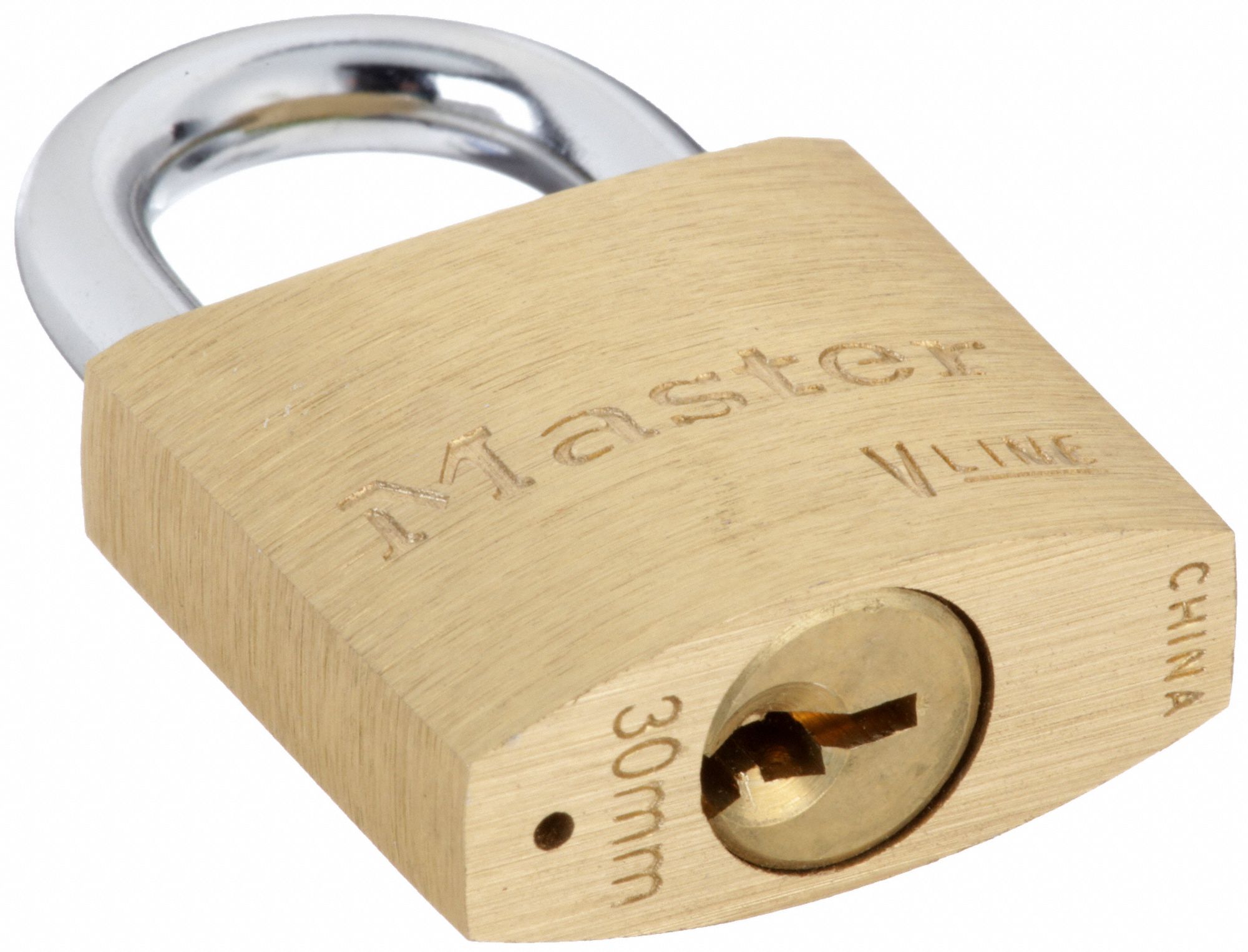 MASTER LOCK Padlock: 7/16 in Vertical Shackle Clearance, 3/8 in ...