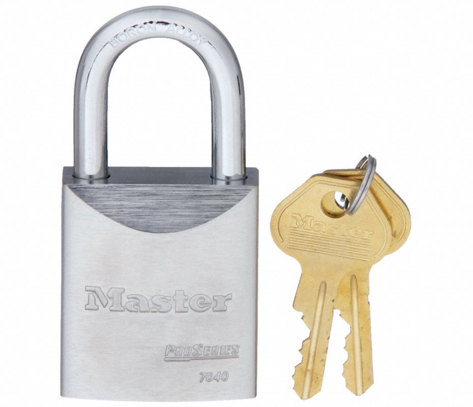 MASTER LOCK Candado, Boro, 1-3/16", 29/32", 5/16", 11G302, MASTER LOCK ...
