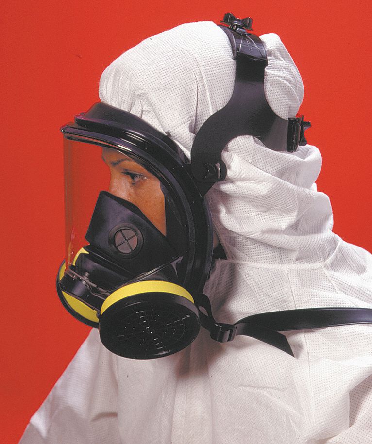 Full Face Respirator, T-Series Series, M, Cartridges Included No - Grainger