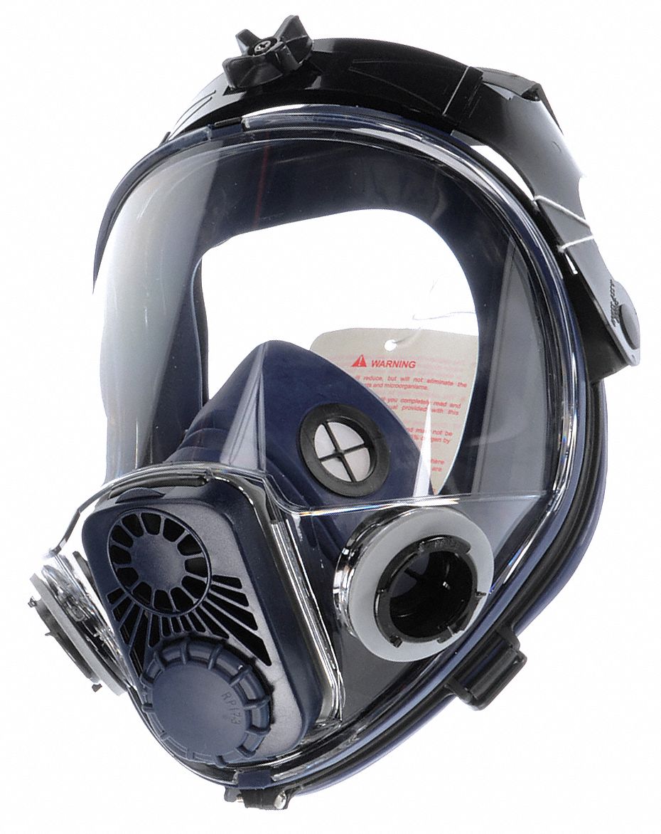 Full Face Respirator, T-Series Series, S, Cartridges Included No - Grainger