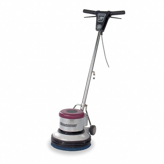 Floor Machine, 13 in Machine Size, 175 rpm Brush Speed, 115V AC @ 15A ...