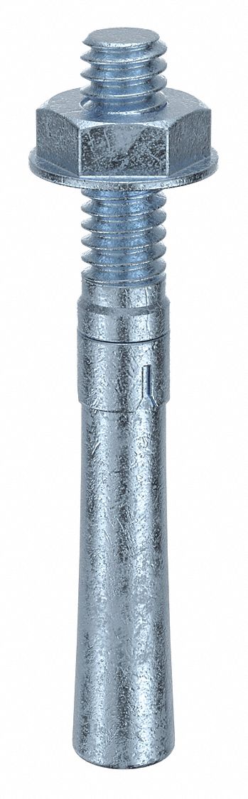 2 1/4 in Overall Lg, 1/4 in Dia, Wedge Anchor - 4YJP5|TRBWS1422GR9C ...