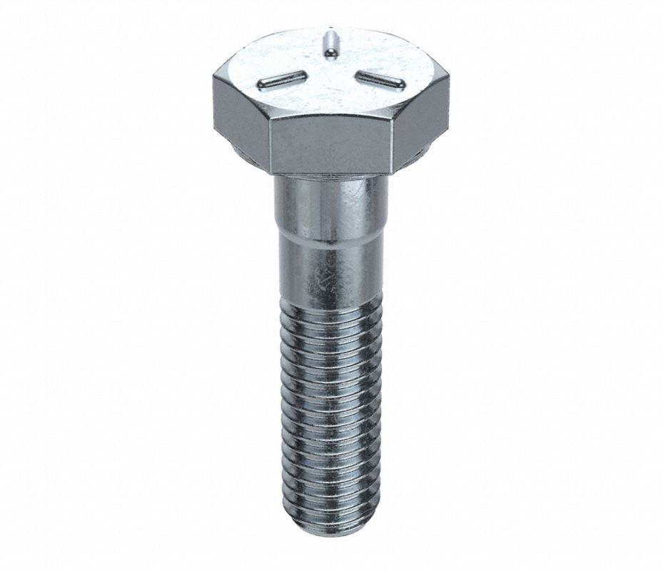 APPROVED VENDOR Tornillo de Cabeza de Dado Hexagonal 1/4"-20 Grado 5 Longitud de 1", Acabado ...