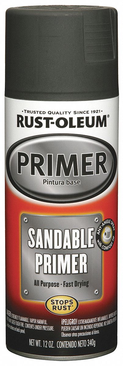 RUST-OLEUM, Auto Body Sandable Primer, Exterior/Interior, Auto Body ...