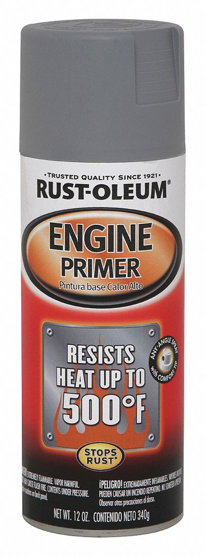 Automotive Primer,Gray,12 oz. - Grainger