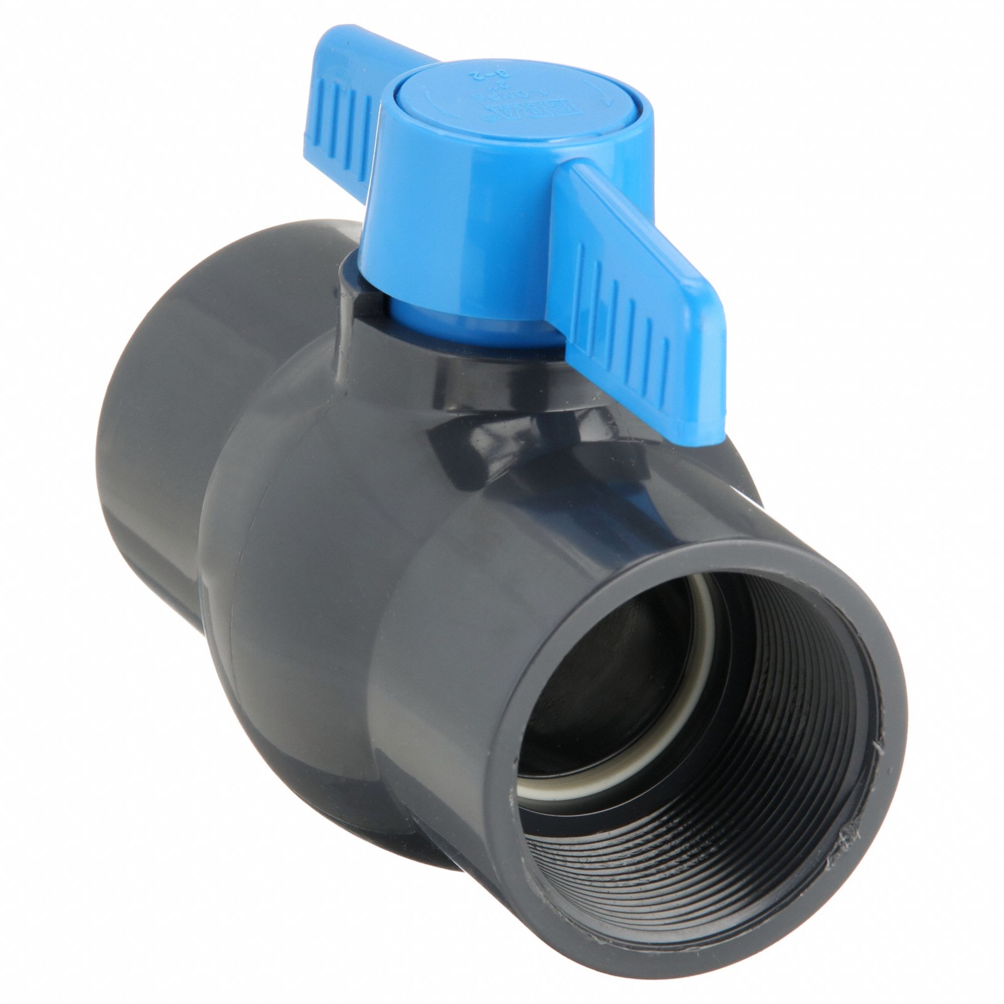2 in, PVC, Manual Two-Way Ball Valve - 4YLH5|107-138-NPG - Grainger