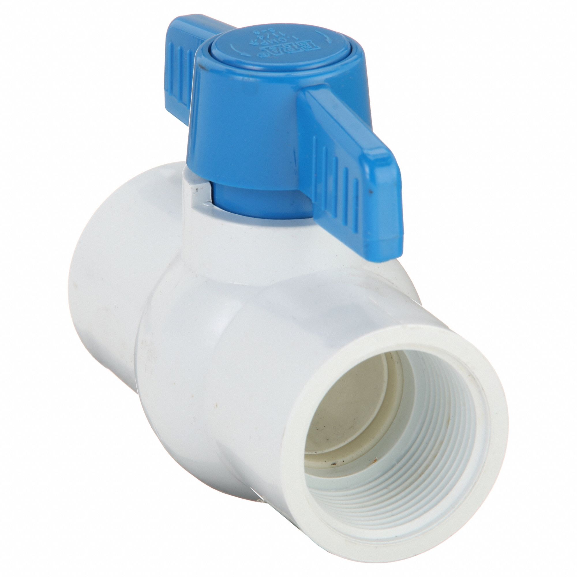 1 1/4 in, PVC, Manual Two-Way Ball Valve - 4YLJ6|107-136-NP - Grainger