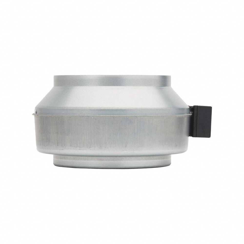 FANTECH In-Line Duct Fan: 940 cfm Max., 12 in Duct, 300 W, 120V AC, 1 ...